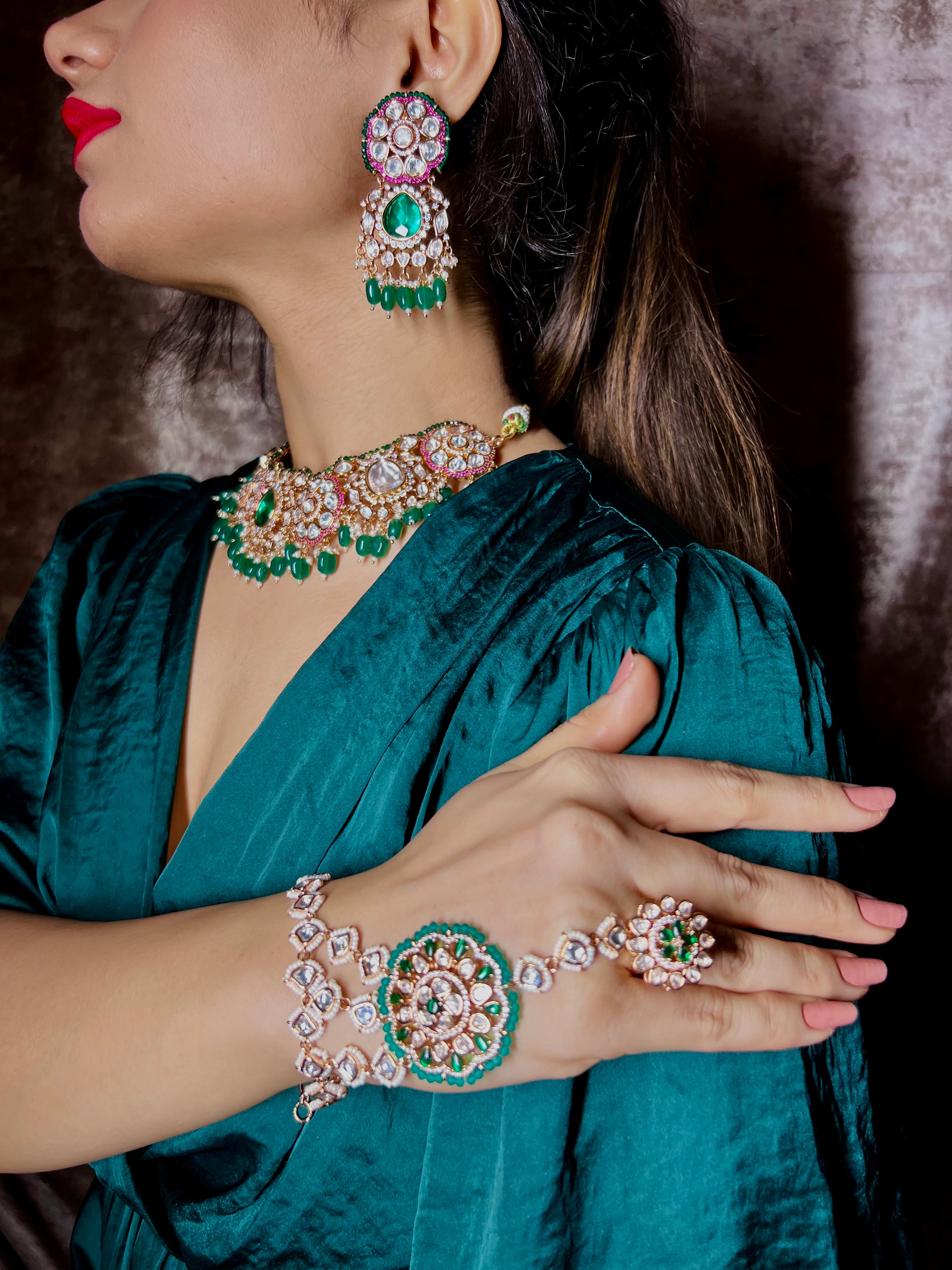 Mandala Haath Phool Set – Tussya by Shreya